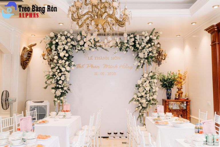 20+ mẫu backdrop đám cưới đẹp nhất, đơn giản và sang trọng