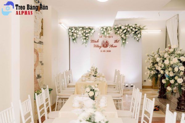 20+ mẫu backdrop đám cưới đẹp nhất, đơn giản và sang trọng