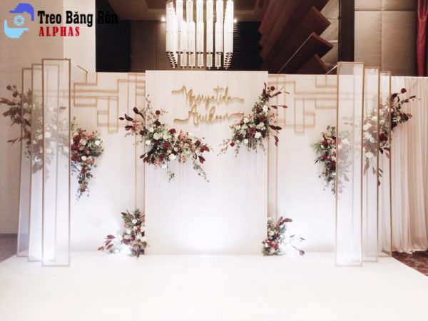 20+ mẫu backdrop đám cưới đẹp nhất, đơn giản và sang trọng