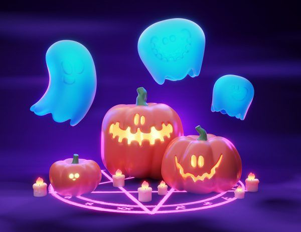 Các mẫu background Halloween 2022 ấn tượng