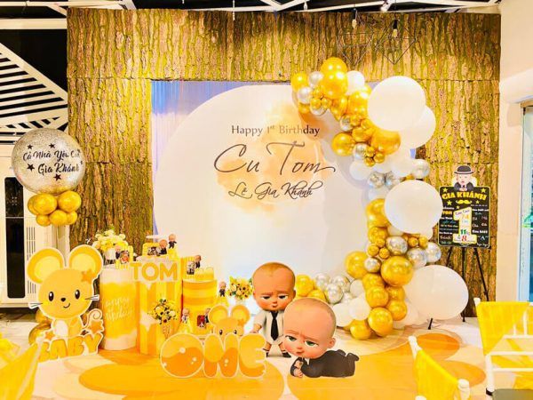 20+ Mẫu Background, Backdrop Thôi Nôi, Đầy Tháng Bé Ấn Tượng